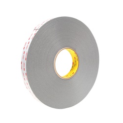 3M™ VHB™ 4941-1"x36yd-DkGray Pressure Sensitive Double Sided Bonding Tape, 36 yd L x 1 in W, 0. ...
