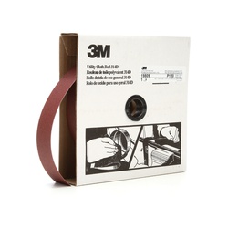 3M™ 19809 314D Lightweight Utility Closed Coated Abrasive Roll, 50 yd L ...