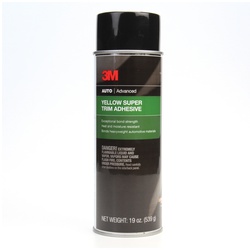 3M™ 051131-08090 Super Trim Adhesive, 24 oz Aerosol Can, Yellow ...