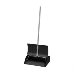 Continental 808 Metal Lobby Dust Pan With Extra Long Chrome Handle ...