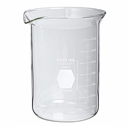 Kimble KIMAX® 14000-4000 Griffin Low Form Beaker, Double Scale ...