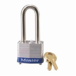 Master Lock® 3LHBLU Safety Padlock, Different Key, Blue Bumper ...